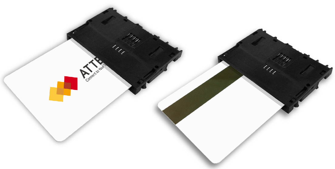 Smart Card Socket, Two-sided card insertion | ATTEND